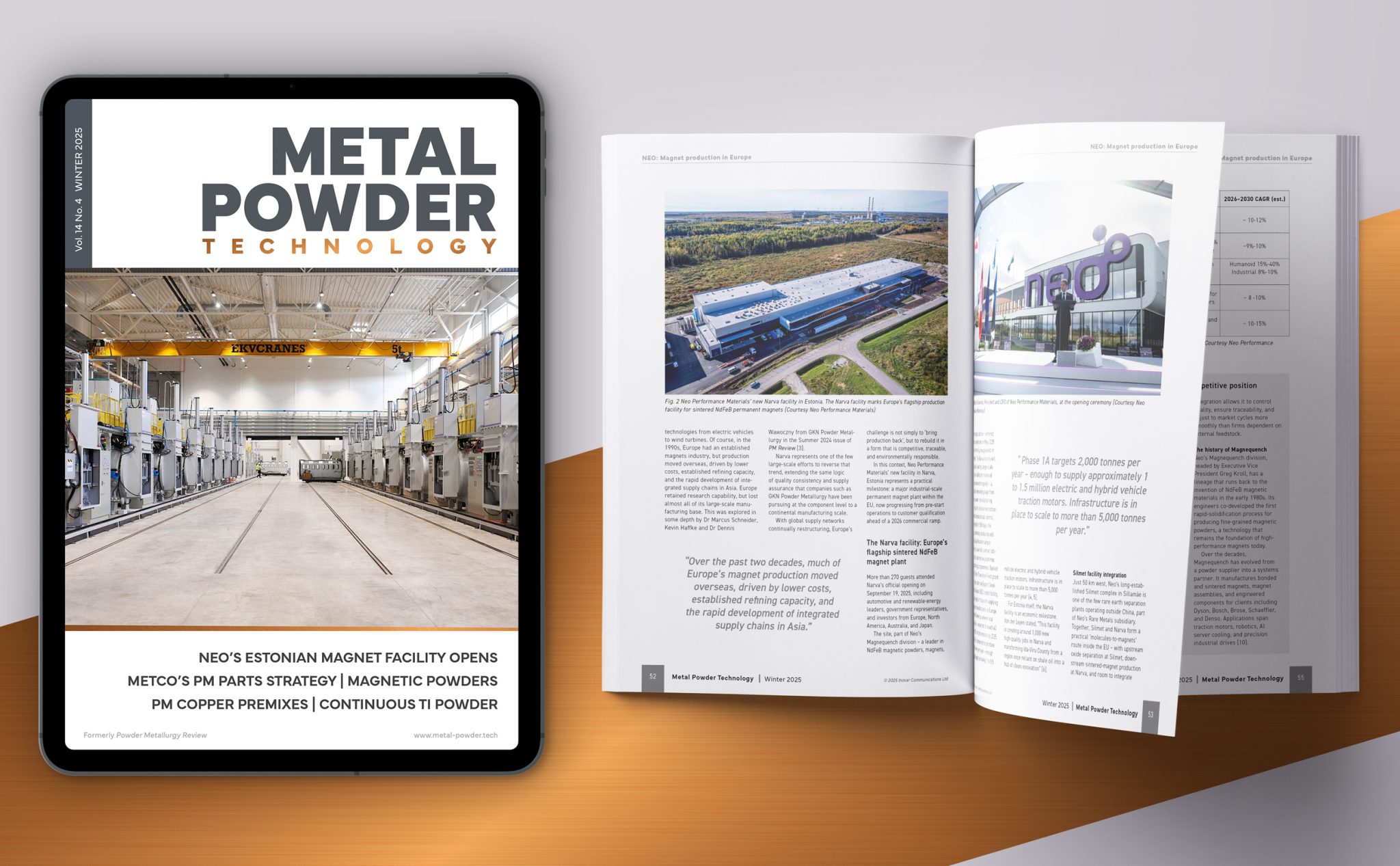 Winter 2025 issue of Metal Powder Technology Magazine Now Available ...